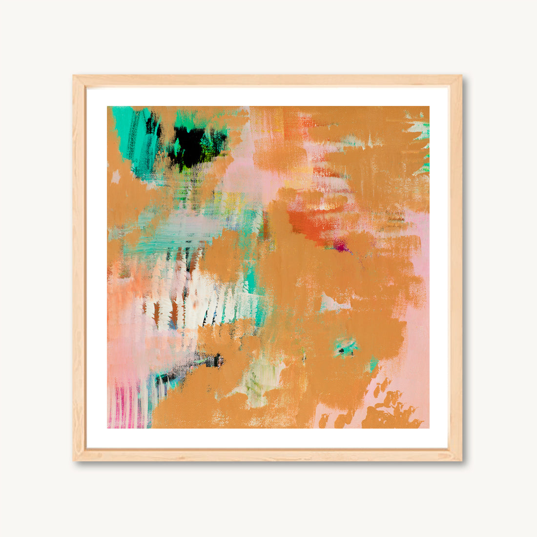 Come Together Two, Abstract Print – Spirit Cat